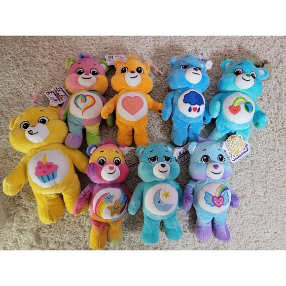 Care Bears | Toys | Care Bear Set Of Eight 9inch Plush | Poshmark